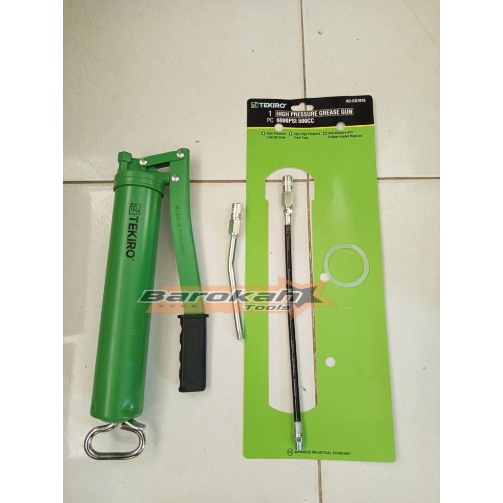 Jual pompa grease gun 500cc tekiro 6000psi / grease gun manual 500cc ...