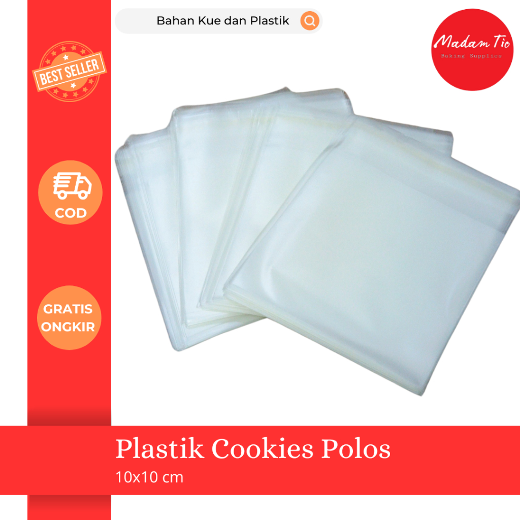 Jual Plastik Cookies 10x10 Polos 1pack | Shopee Indonesia
