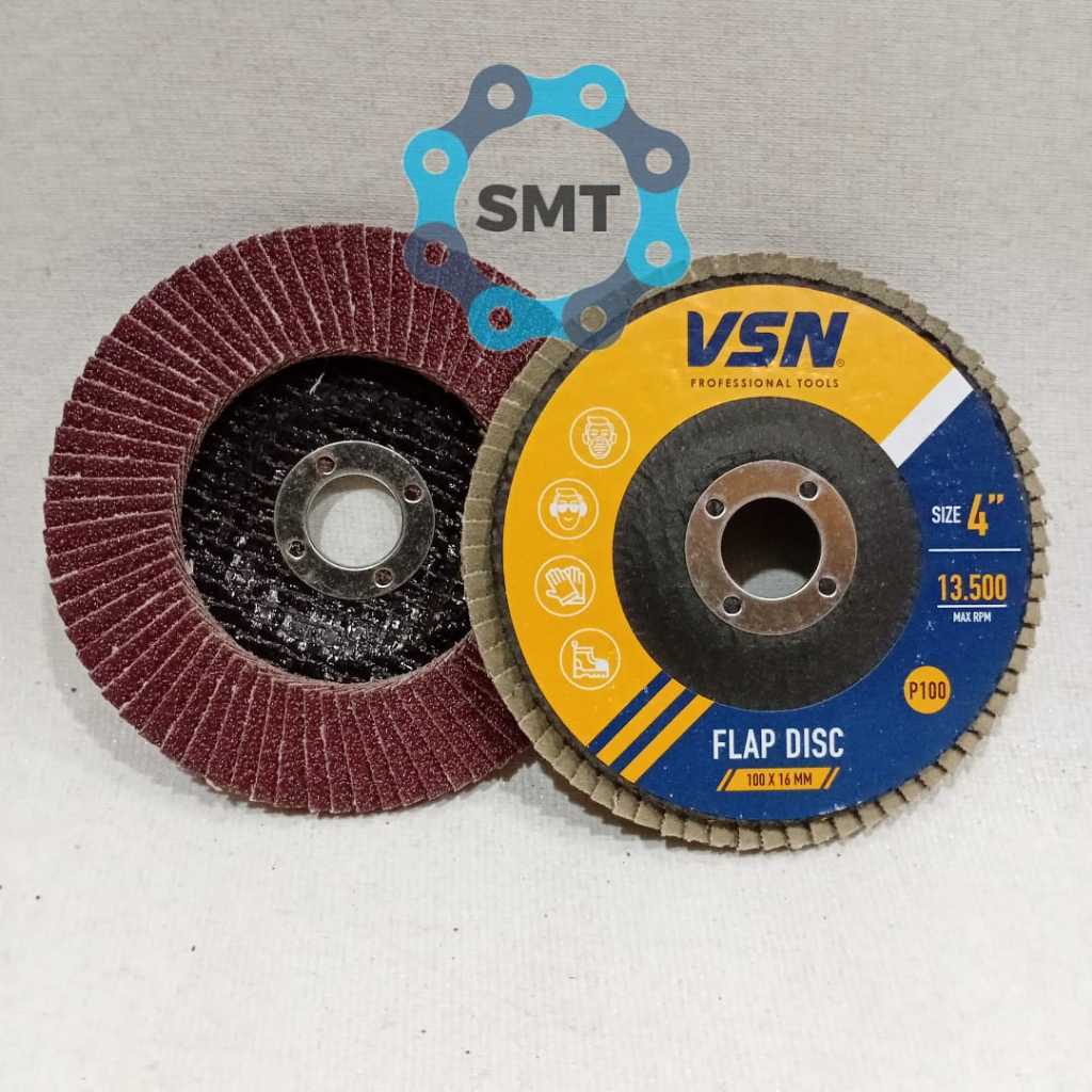 Jual Flapdisc Flap Disc Hamplas Amplas Susun Tumpuk 4 Inch 4” Grit 100 ...