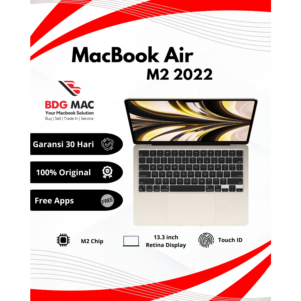 Jual macbook air m2 16gb ram 256gb Harga Terbaik & Termurah Juni 2026 ...