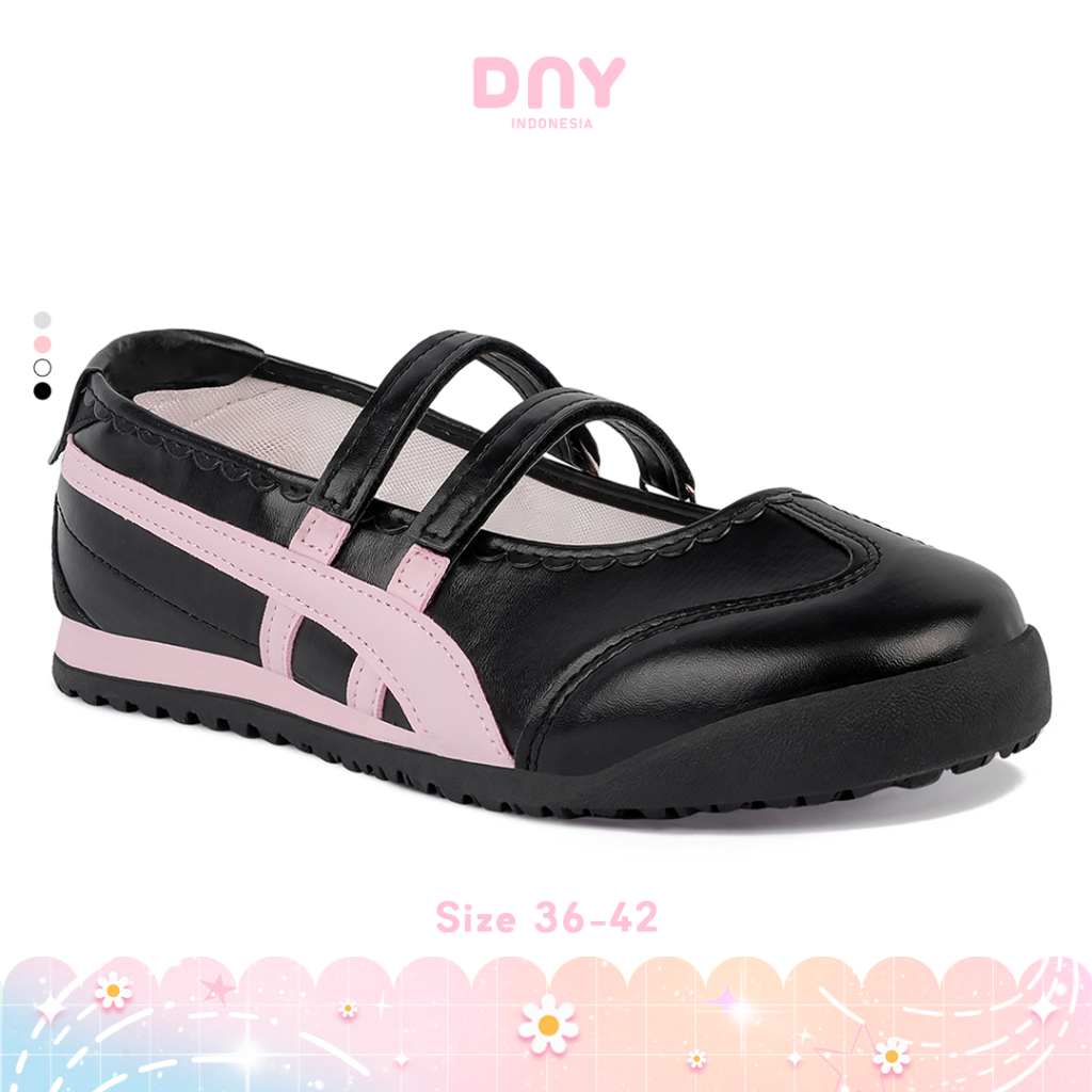Jual Sepatu DNY Flatshoes Wanita Kekinian Sepatu Casual Cewek Flip Flop ...