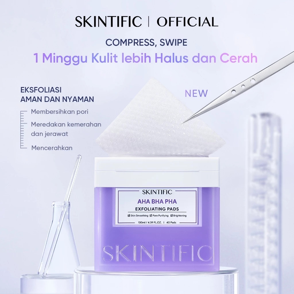 Jual SKINTIFIC AHA BHA PHA EXFOLIATING PADS | Shopee Indonesia