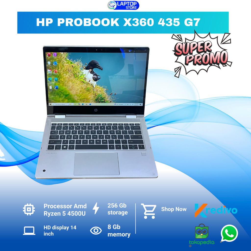 Jual Hp Probook X360 435 G7 Amd Ryzen 5 Ram 8gb ssd 256gb | Shopee ...