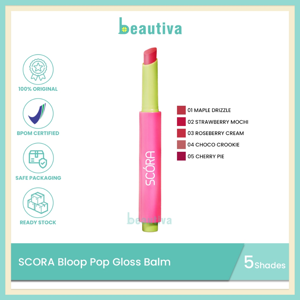 Jual SCORA Bloop Pop Gloss Balm | Shopee Indonesia