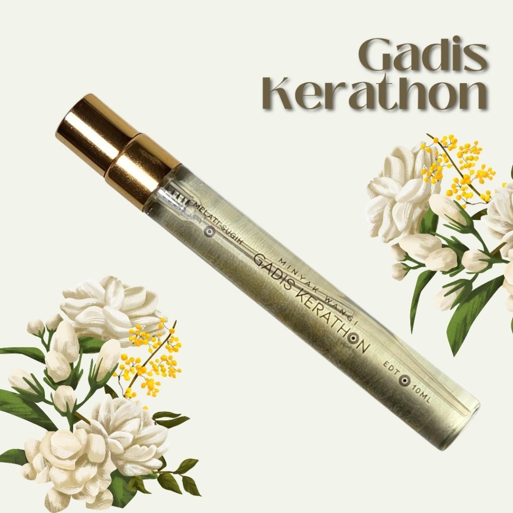 Jual Minyak wangi melati Gadis Kerathon MELATI SUGIH 10ML EDT parfum ...