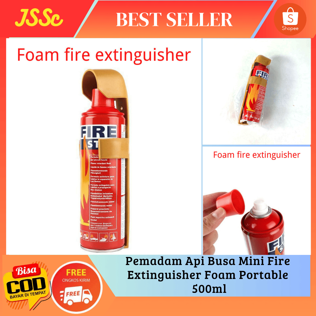 Jual FIRESTOP Apar Mobil 500 ml / Pemadam Api Busa Mini Fire ...