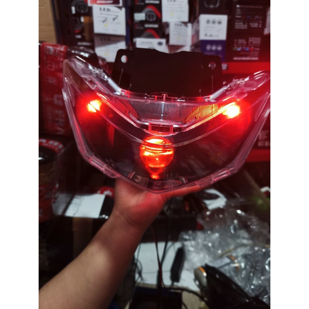 Jual reflektor depan beat deluxe/beat street tahun 2020-2023 custom ...