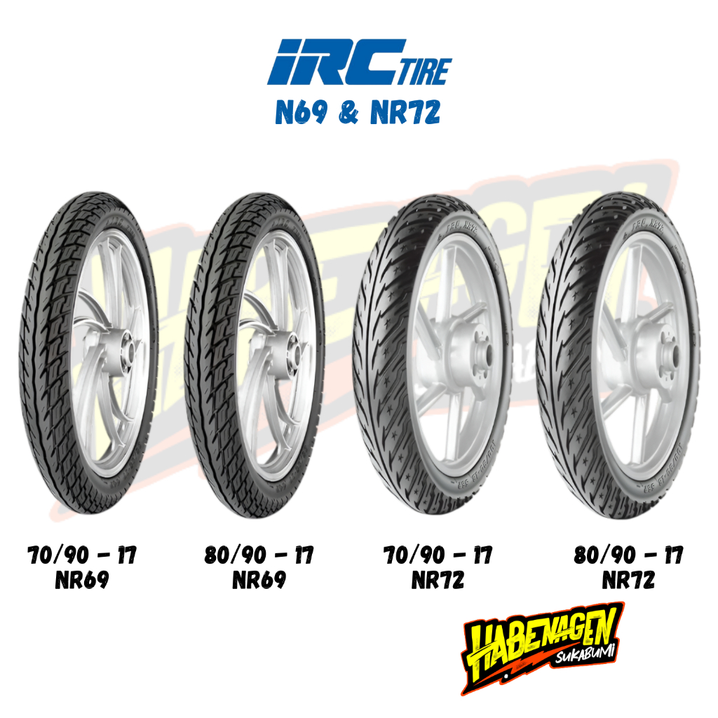 Jual Ban Luar Irc Nr 69 Nr 72 70/90 80/90 - 17 Honda Blade Supra Revo ...