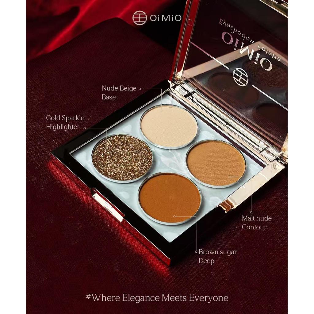 Jual OiMiO Eyeshadow Palettes High Pigmented 6 Pilihan Warna Pigmented ...