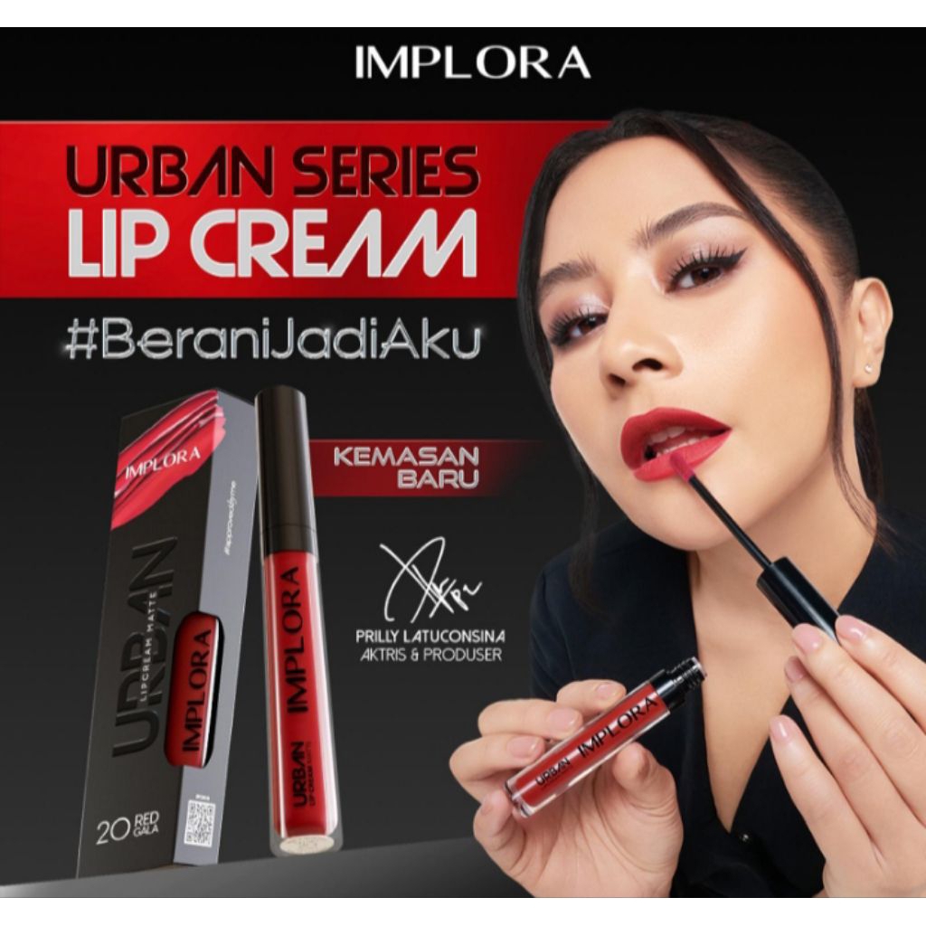 Jual Implora Urban Matte Lip Cream 04 medeline 2.9g | Shopee Indonesia