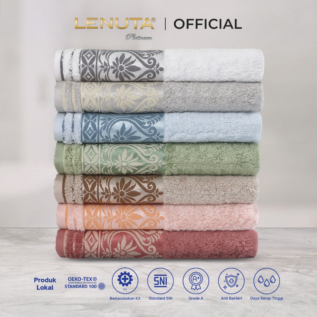Jual Lenuta Platinum - Krishava (Handuk Mandi / Bath Towel 70x140 cm ...