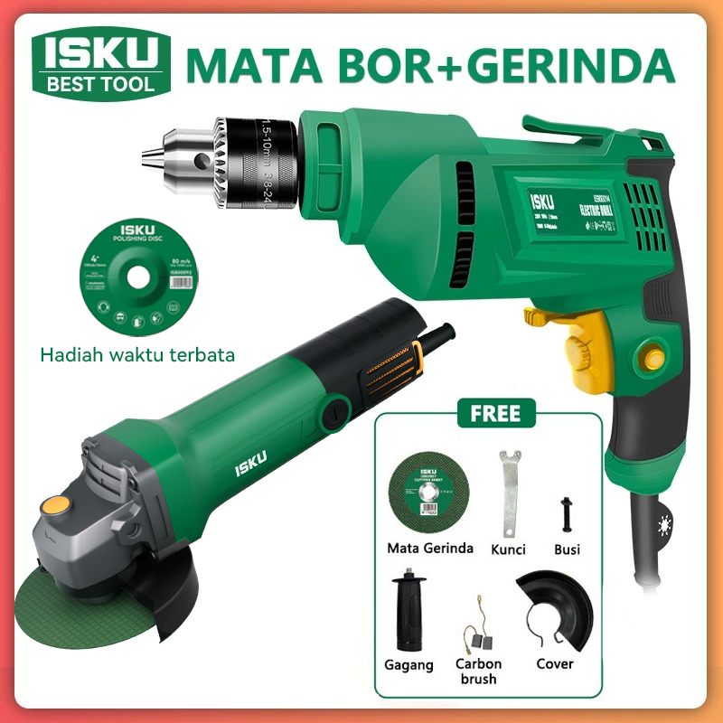 Jual ISKU Mesin Gerinda Tangan 850W/500W Angle Grinder Multifunction ...