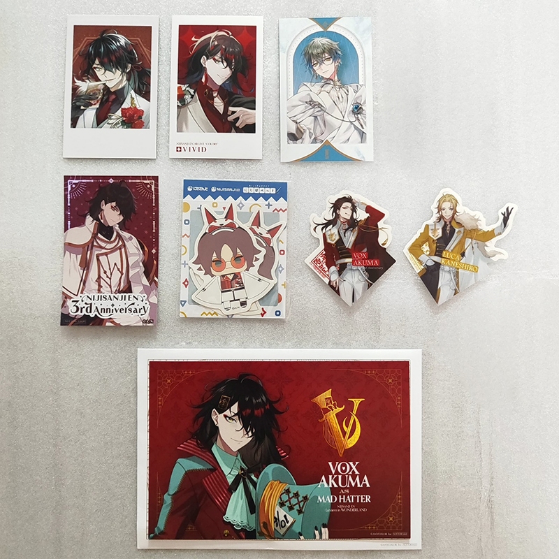 Jual cheki/snapshot card luxiem vox akuma / ike eveland / luca ...