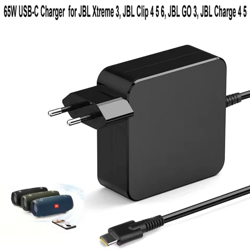Jual 65W USB-C Charger JBL Speaker Xtreme 3, Clip 4 5 6, JBL GO 3, JBL ...