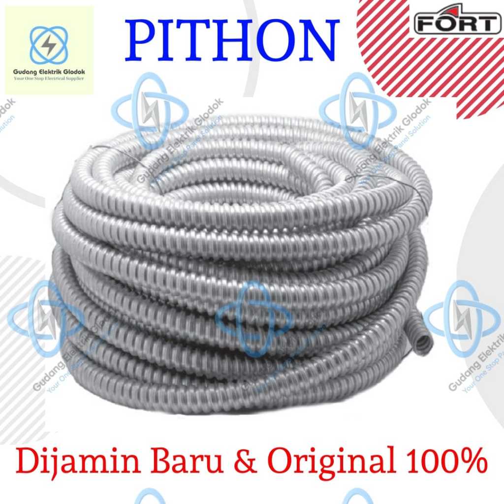 Jual FLEXIBLE METAL CONDUIT ; UKURAN 1/2" SAMPAI 2" ; PITHON ; ORIGINAL ...