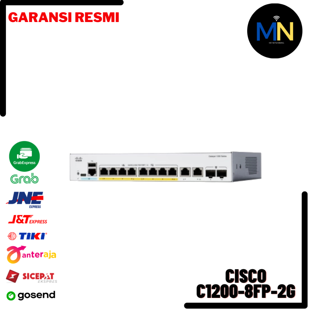 Jual CISCO Catalyst 1200 8-port GE, Full PoE, 2x1G Combo Switch C1200 ...