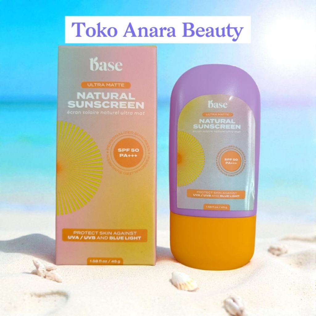 Jual Base Ultra Matte Natural Sunscreen SPF 50 PA+++ ( Exp Januari 2026 ...
