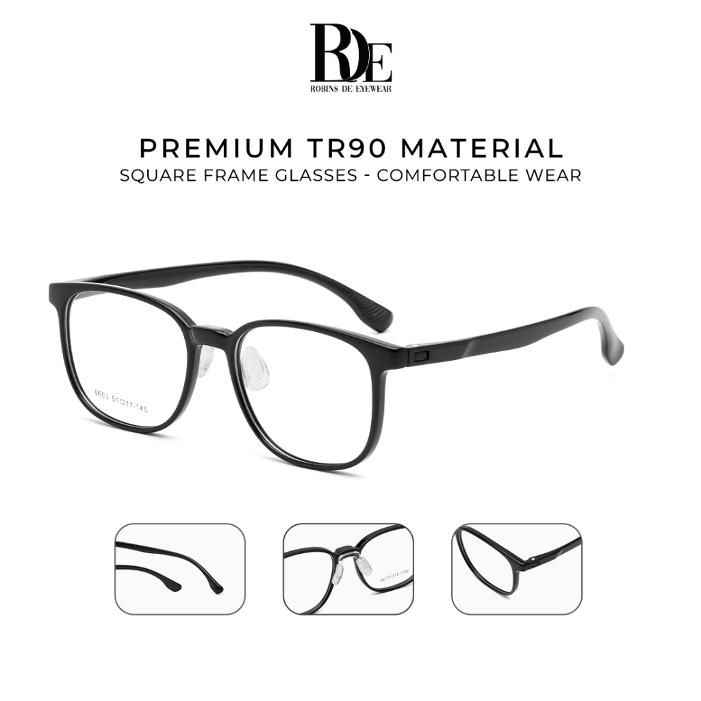 Jual Robins Kacamata Minus Kotak Bisa Custome Lensa Anti Radiasi ...