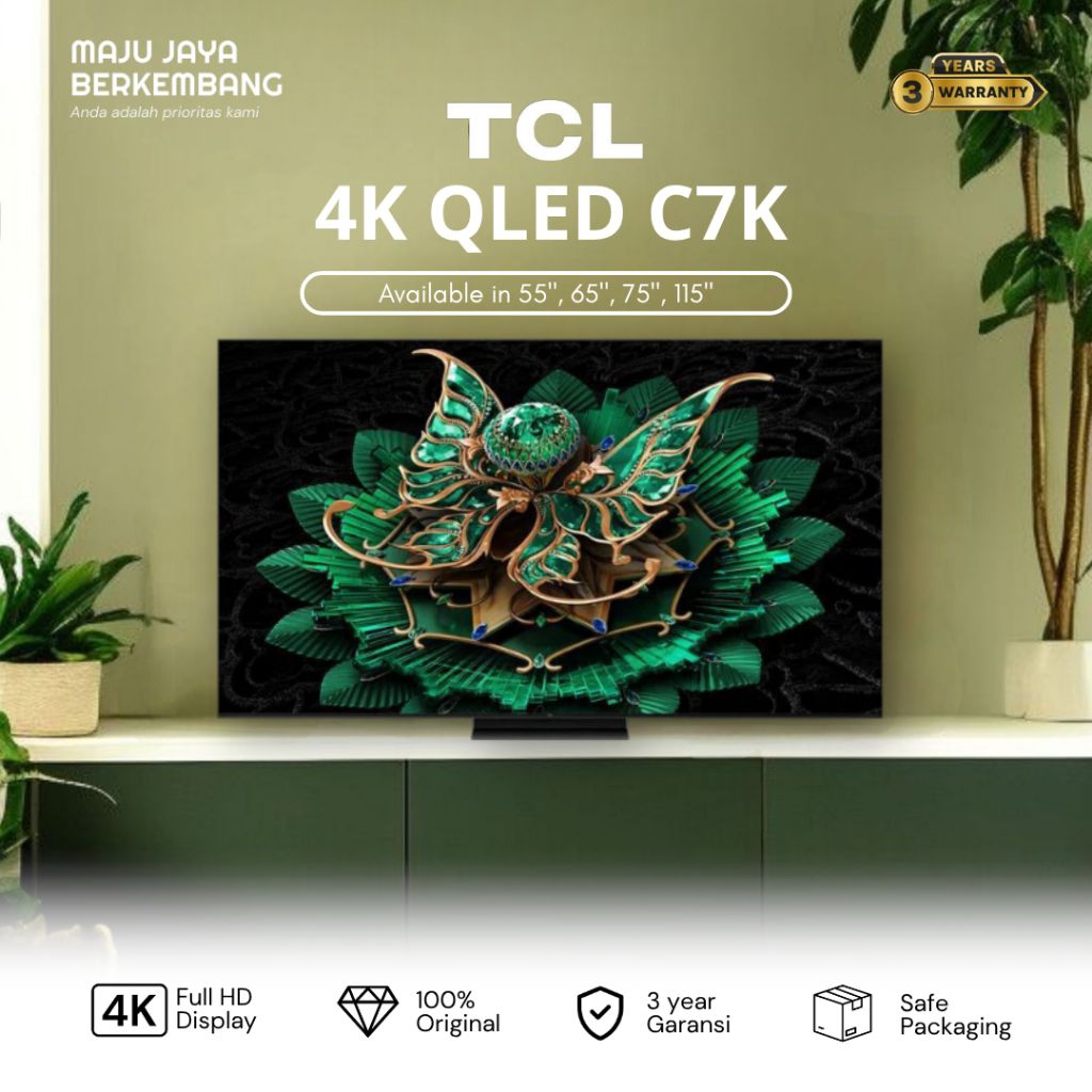 Jual TCL 65C7K PREMIUM QD-MiniLED 4K G00GLE TV 65 inch 2025 Series C7K ...