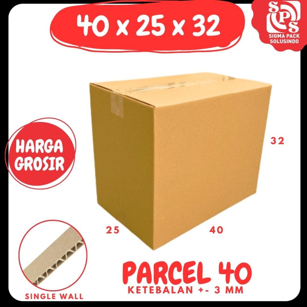 Jual Kardus Parcel 40x25x32 Jumbo Dus Packing Box Parsel Ied idul Fitri ...