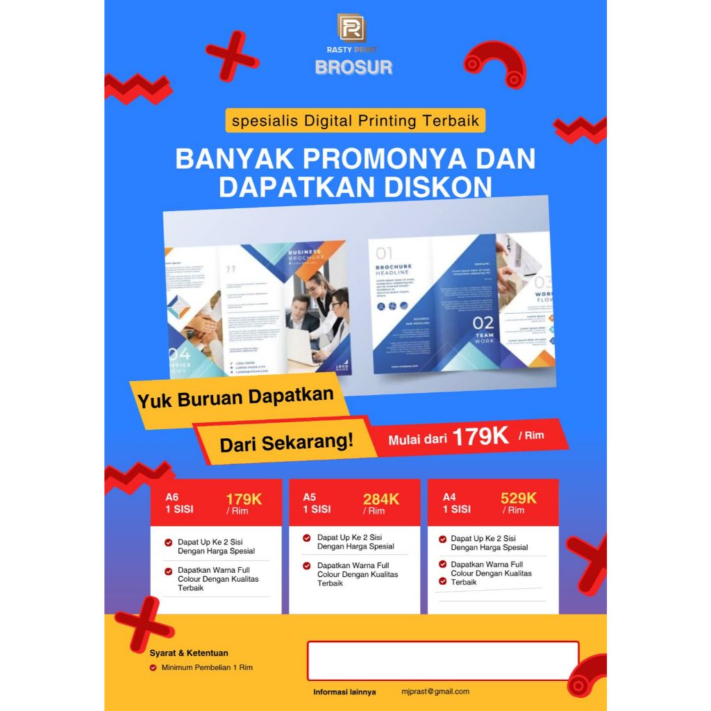 Jual BROSUR CUSTOM FULL COLOUR | CETAK FLYER | CETAK BROSUR | Shopee ...