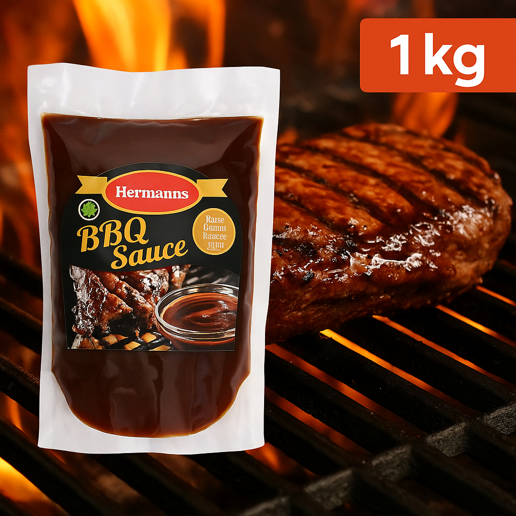 Jual Hermanns Saus BBQ 1kg | Saus Barbeque Lezat untuk Grill, Steak ...