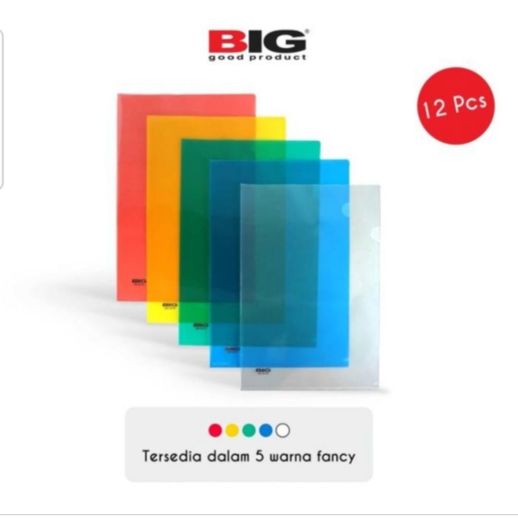 Jual Map L / Map Siku Folio (F4) BIG Putih & Warna | Shopee Indonesia