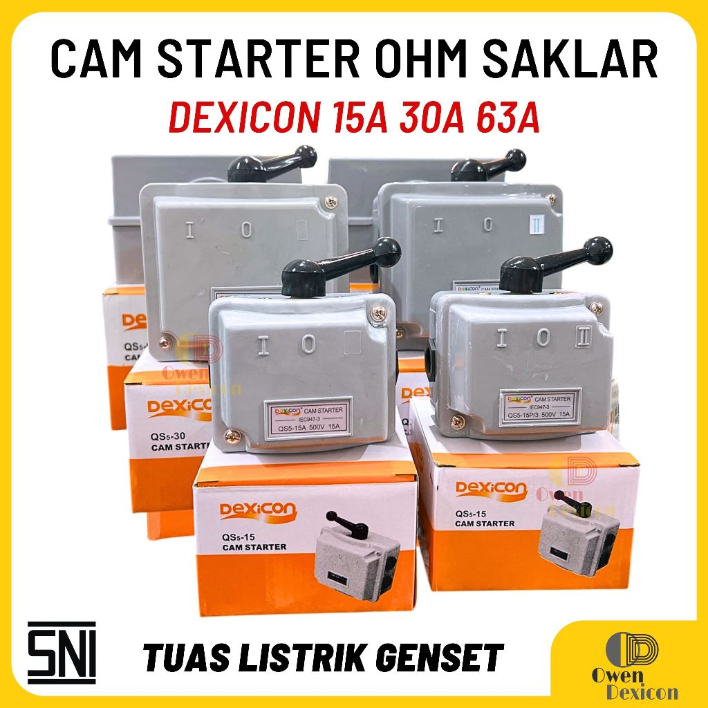 Jual CAM STARTER 15A/30A/63 AMPERE GZ 1-0-2 GA 1-0 SAKLAR TOGGLE ...