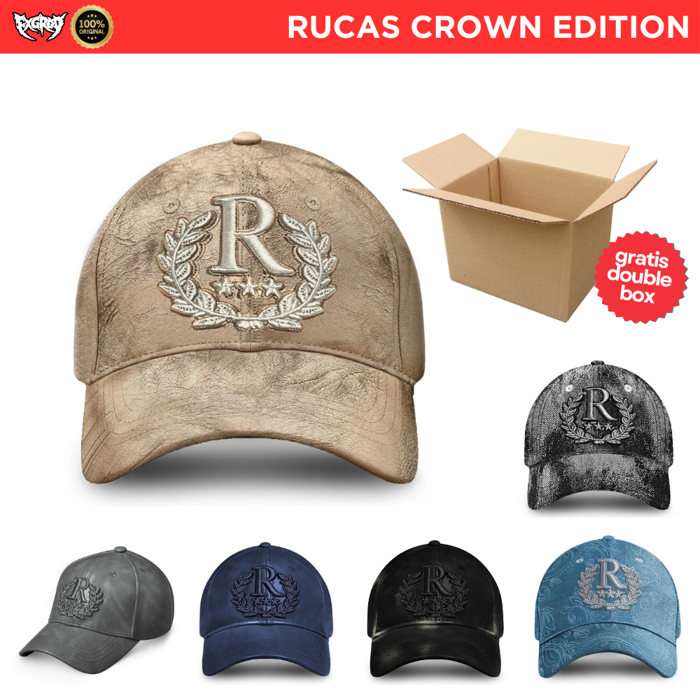 Jual [Free Box] RUCAS Cap - Marble Beige - Gradient Grey - Paint ...