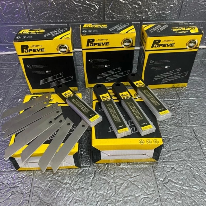 Jual Refill Cutter Besar L150 Isi 10 Pisau Tajam | Shopee Indonesia