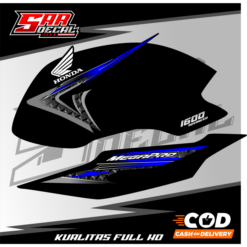 Jual Striping Megapro Primus Custom Carbon Kevlar - striping megapro ...