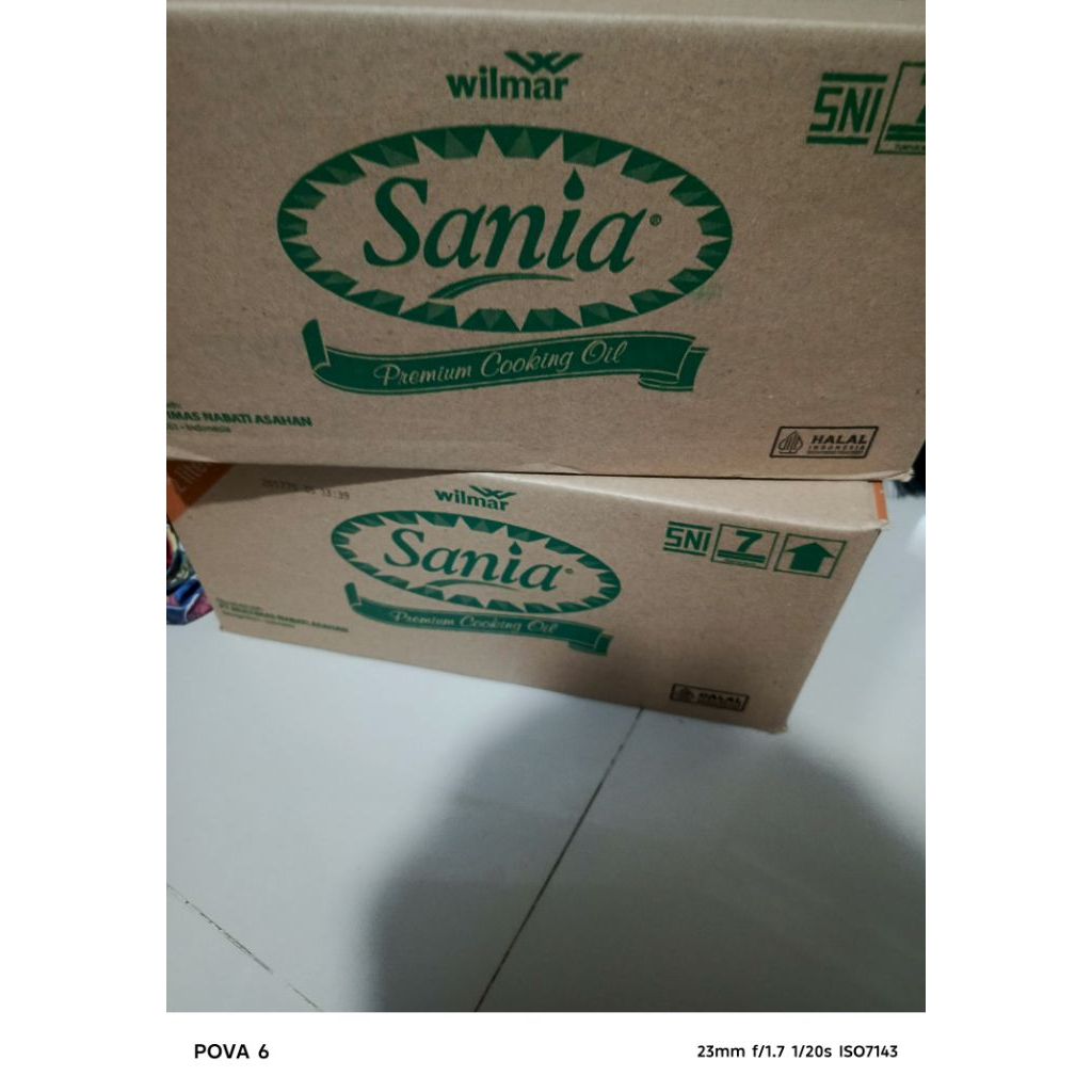 Jual minyak sania 2 liter 1 dus | Shopee Indonesia