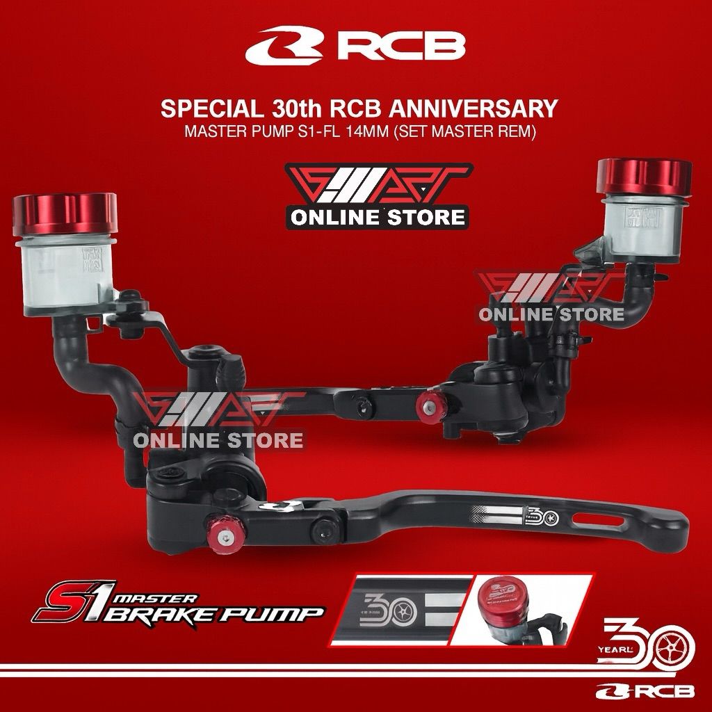 Jual Paket Master Rem Tabung RCB S1-FL 14 mm Kiri Kanan 30th ...