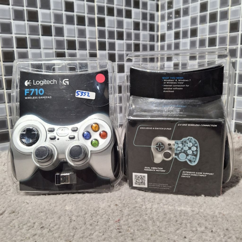 Jual LOGITECH F710 CONSOLE WIRELESS GAMEPAD STIK GAME WIRELESS SILVER ...