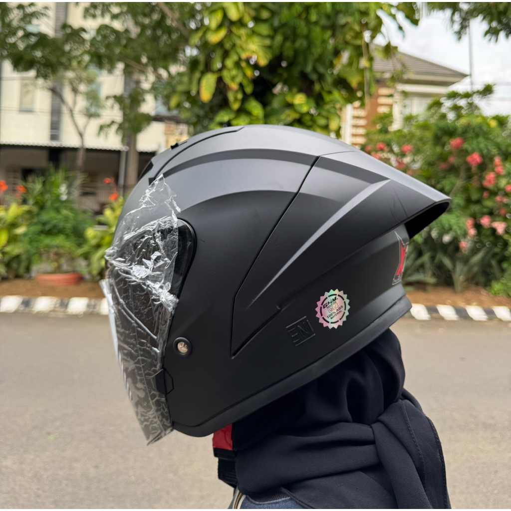 Jual Helm Dewasa Half Face Merek X7 Phantom Startex SNI Terlaris ...