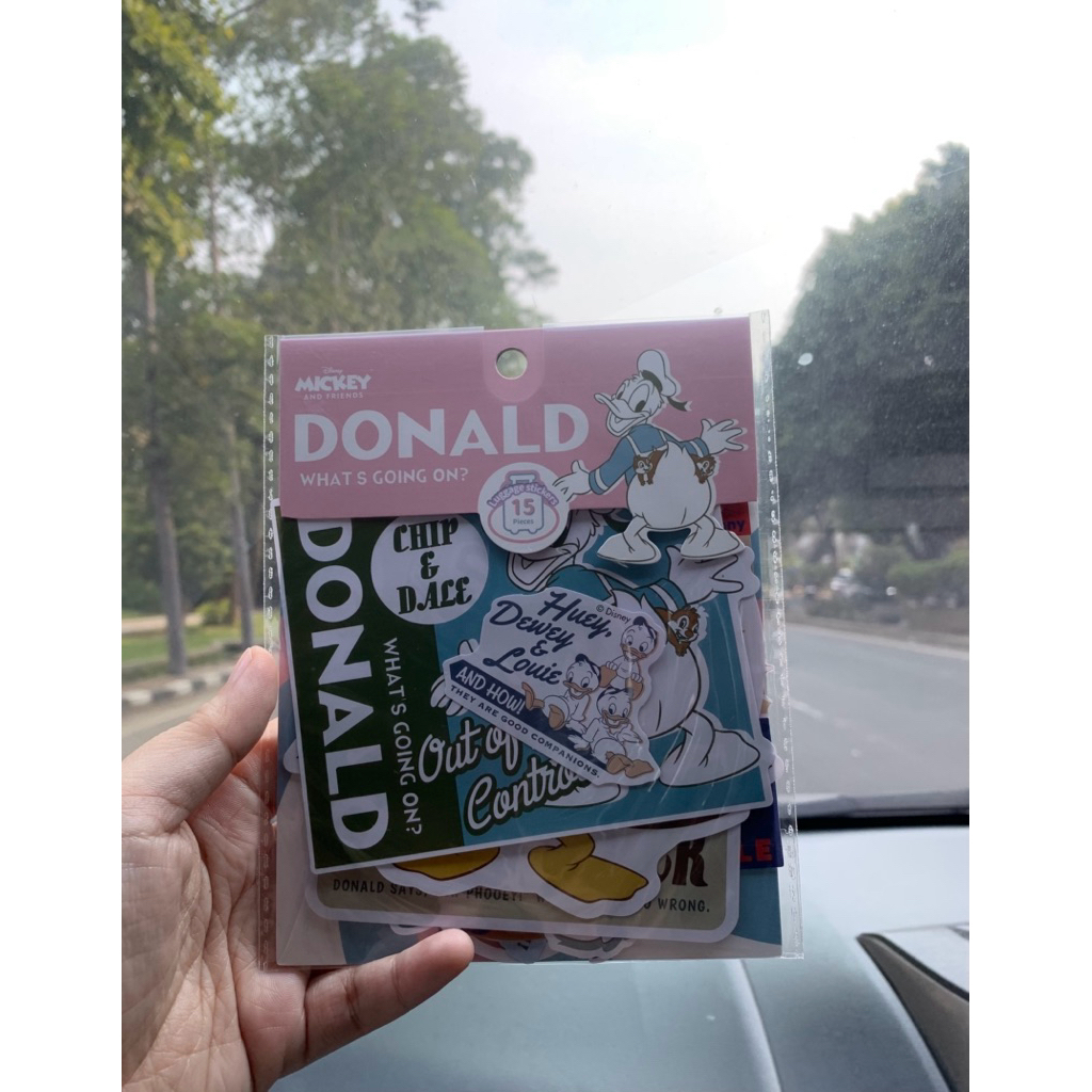 Jual Donald duck stiker koper luggage sticker Disney vintage style ...
