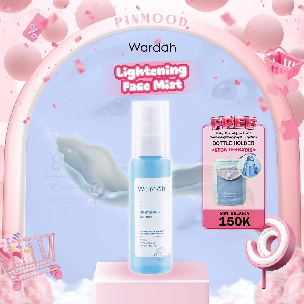Jual WARDAH - LIGHTENING FACE MIST ( 60 ml ) - Setting Spray Primer ...