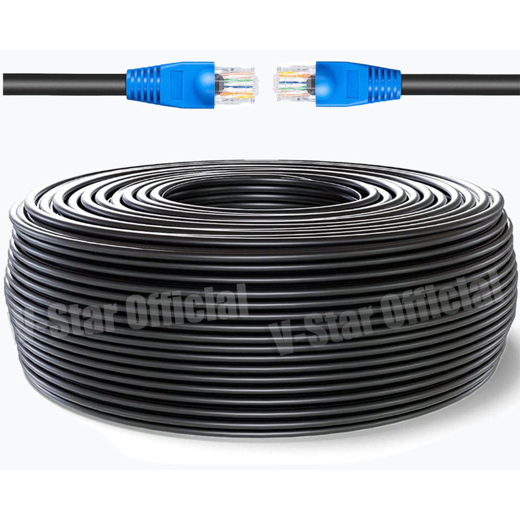 Jual Kabel WiFi Lan Outdoor Gigabit CAT6/5 Colok Langsung RJ45 ...