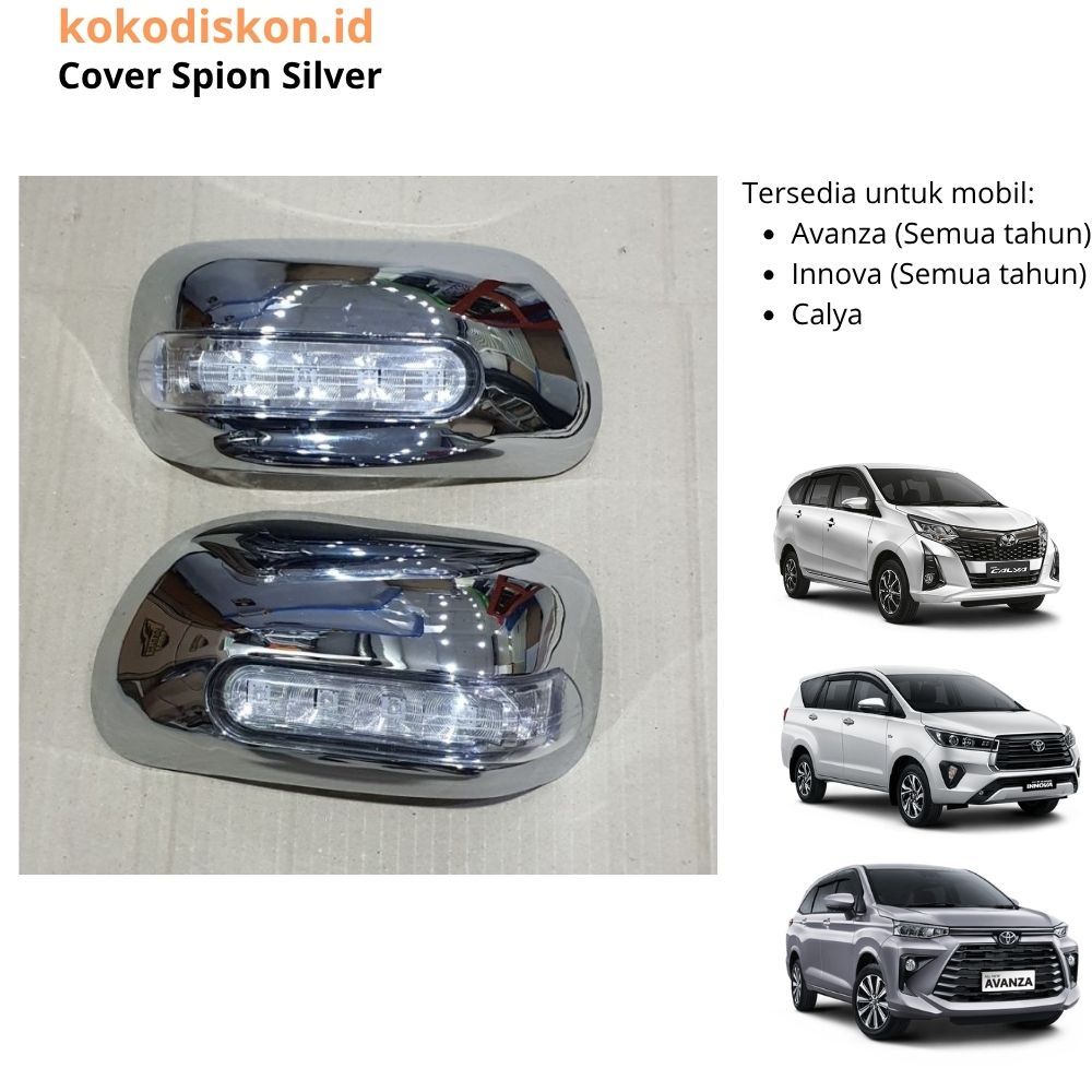 Jual Cover Spion Silver Mobil | Avanza, Innova, Calya | Cover Spion ...