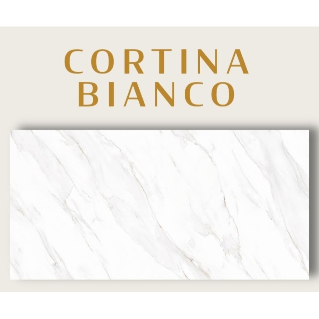 Jual Granit Quadra big slab Cortina Bianco 240x120 | Shopee Indonesia