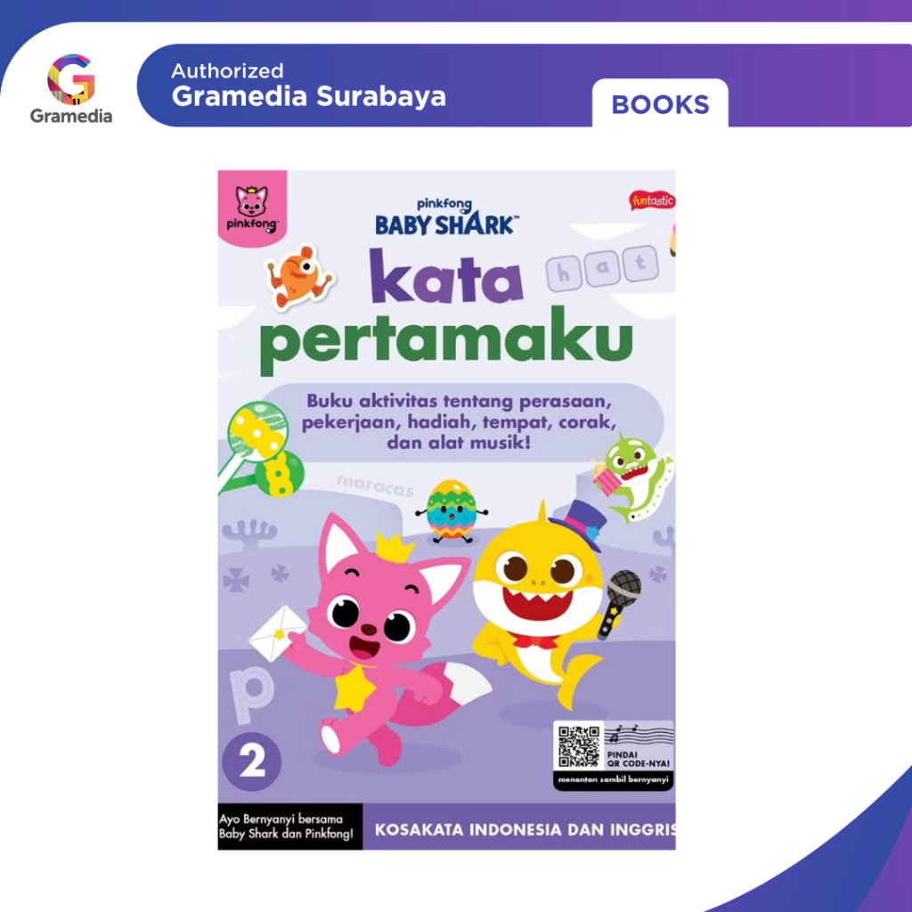 Jual Gramedia Surabaya - Pinkfong Baby Shark - Kata Pertamaku 2 ...