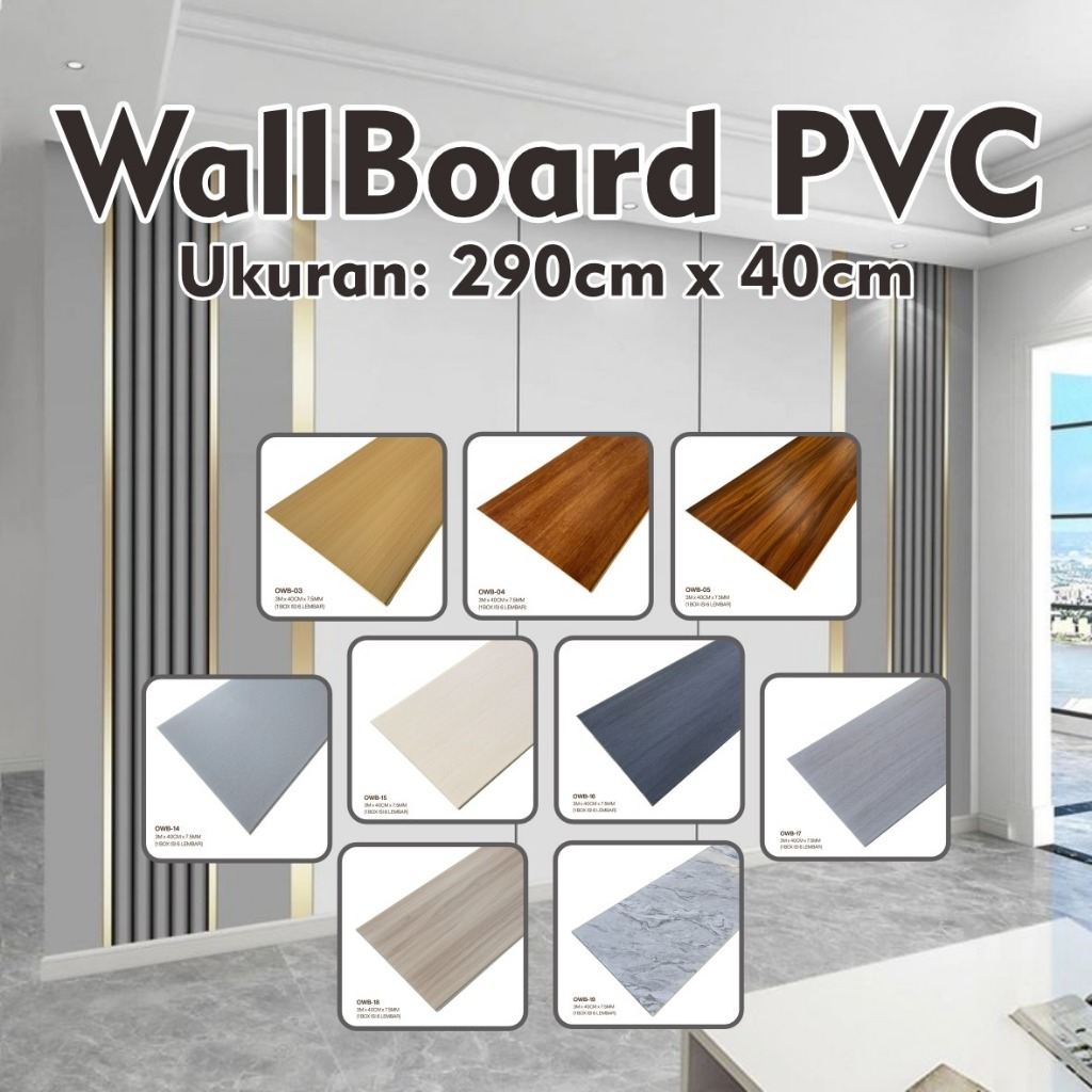 Jual Khusus Surabaya Sidoarjo Gresik Wallboard PVC Wallboard Dinding ...