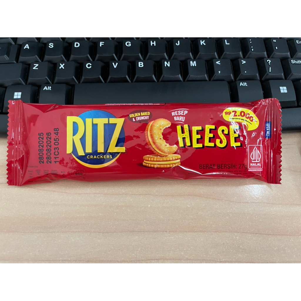 Jual RITZ CHEESE & CHOCOLATE (Keju & Coklat) LUP @2000 | Shopee Indonesia