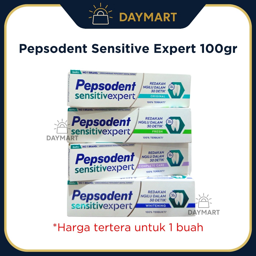 Jual Pepsodent Sensitive Expert 100g – Pasta Gigi / Odol Pereda Ngilu ...