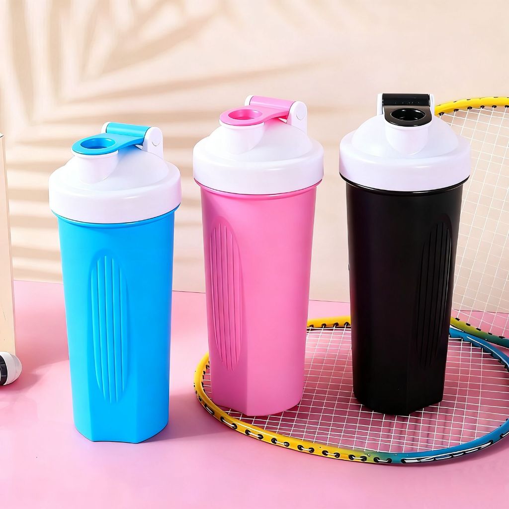 Jual BOTOL SHAKER PUTIH 600ML AESTHETIC BOTOL TEMPAT MINUM ELEGANT ...