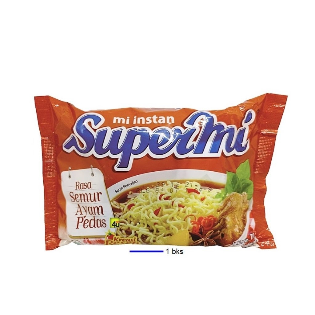 Jual SUPERMI~ MI INSTAN RASA SEMUR AYAM PEDAS | Shopee Indonesia