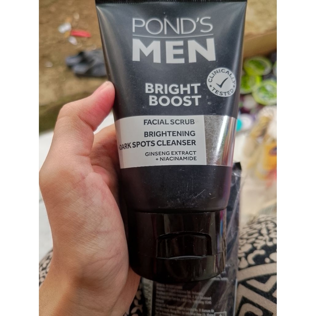 Jual Ponds Men Bright Boost for men 100gram | Shopee Indonesia