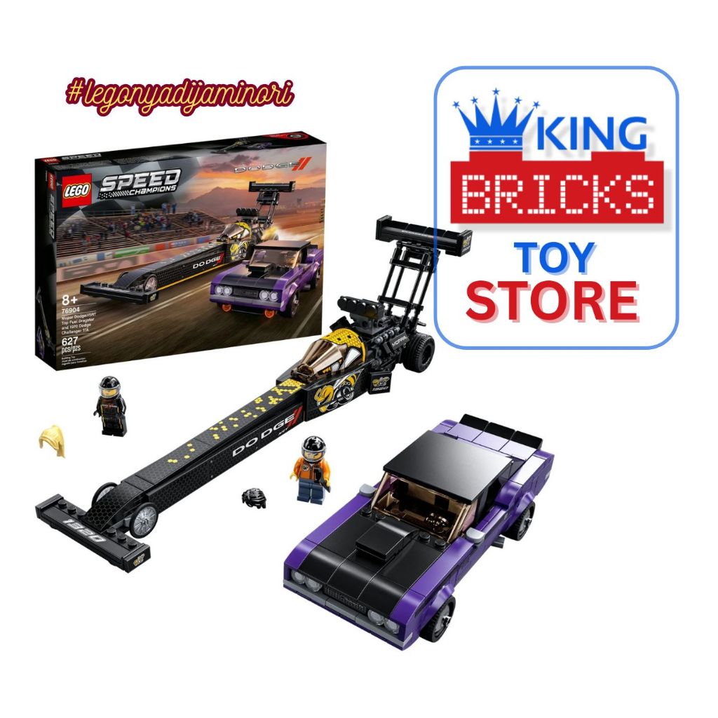 Jual LEGO SPEED CHAMPIONS 76904 Mopar Dodge Top Fuel Dragster - Mobil ...