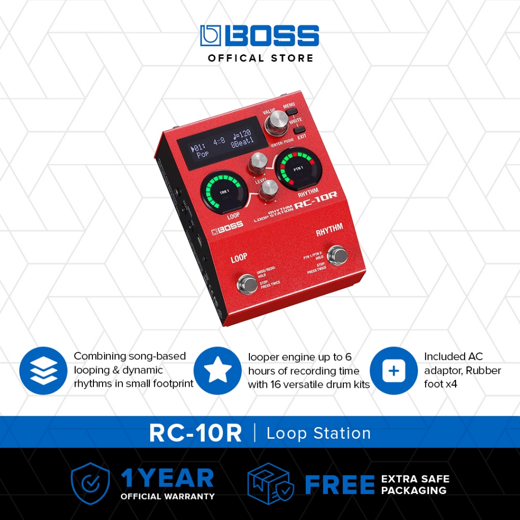 Jual BOSS RC-10R Rhythm Loop Station Stompbox | Shopee Indonesia