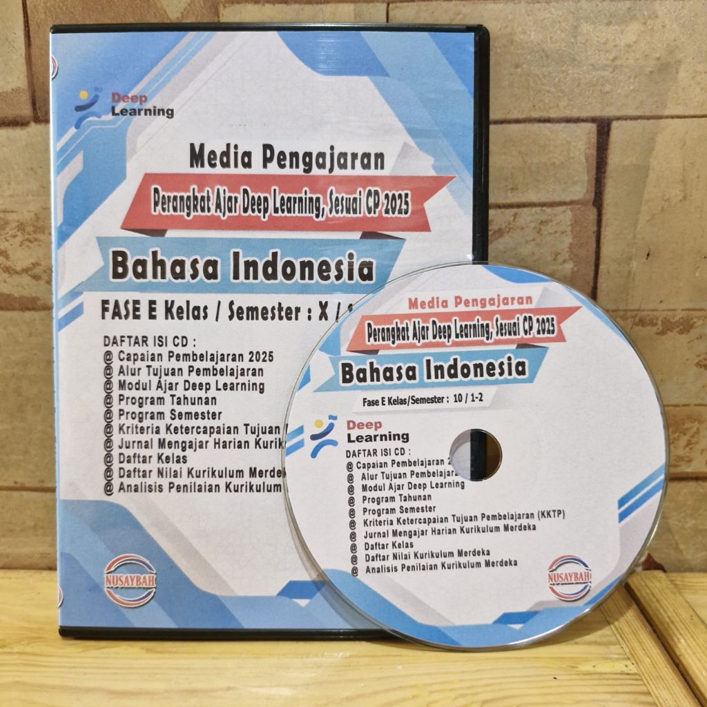 Jual PERANGKAT AJAR SMA/MA BAHASA INDONESIA KELAS 10 FASE E deep ...